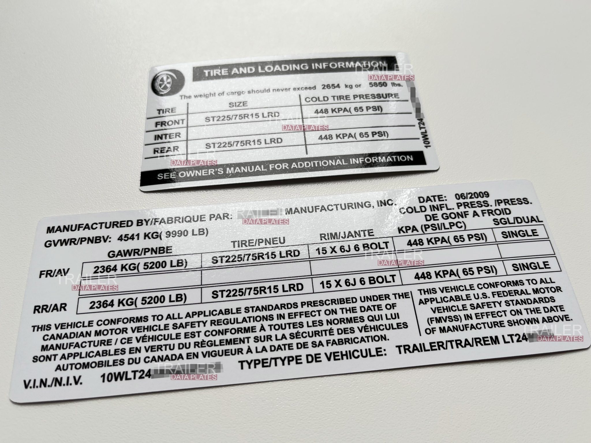 TrailerDataPlates – Custom Decals & Plates For Your Heavy Duty Trailer