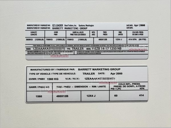 TrailerDataPlates – Custom Decals & Plates For Your Heavy Duty Trailer